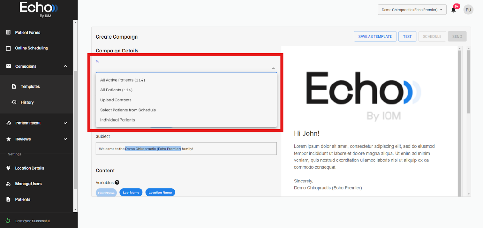 Echo - Campaigns: Getting Started / General Overview