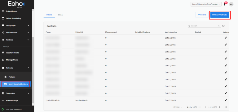 Echo - Adding Contacts