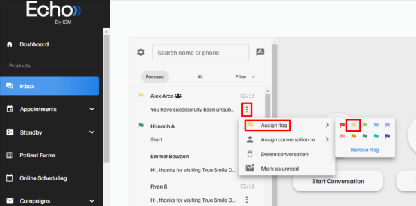 Echo - Flagging System